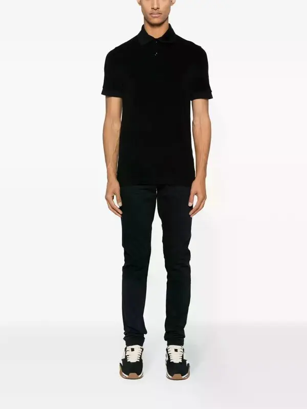 TOM FORD Towelling Cotton-blend Polo Shirt