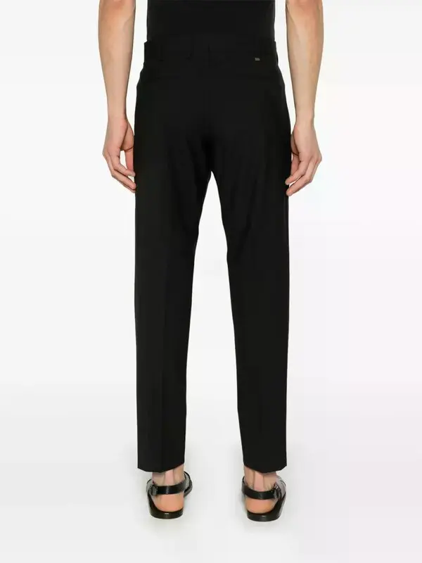 PT TORINO Tapered Trousers - Black