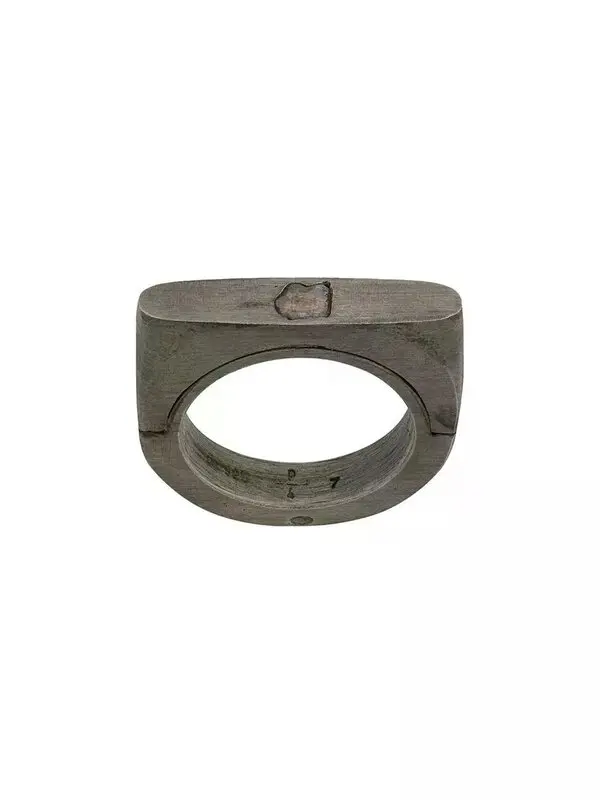 PARTS OF FOUR Sistema Signet Ring - Silver