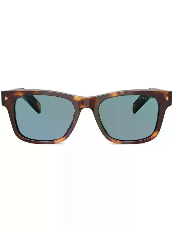 Prada Square-frame Sunglasses - Brown