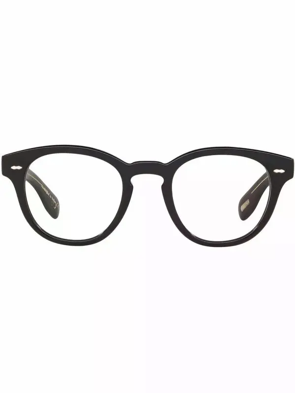 Oliver Spencer Cary Grant Square Frame Glasses - Black