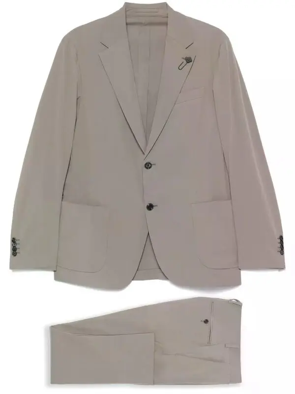 LARDINI Single-breasted Suit - Grey