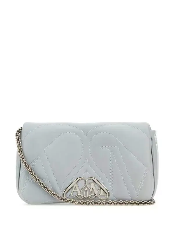 Alexander McQueen The Seal Shoulder Bag - Grey
