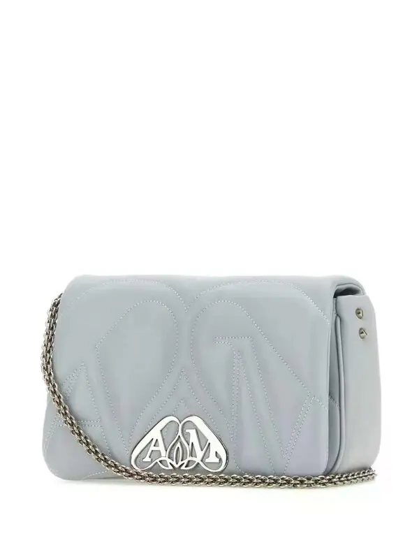 Alexander McQueen The Seal Shoulder Bag - Grey