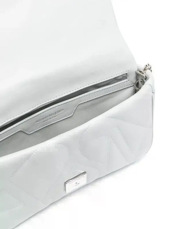 Alexander McQueen The Seal Shoulder Bag - Grey