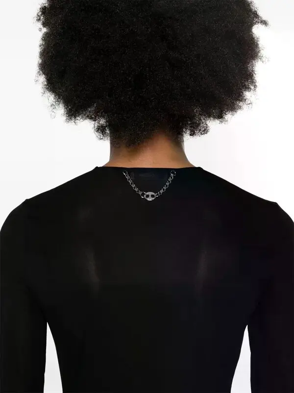 Rabanne Semi-sheer Long-sleeve T-shirt