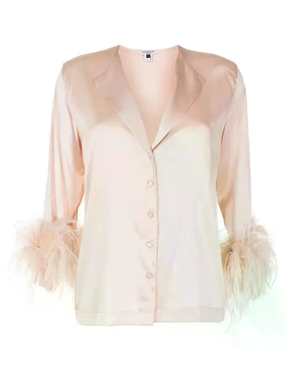 GILDA & PEARL Camille Silk Pajama - Neutrals