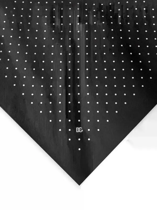 Dolce & Gabbana Polka Dot-print Silk Scarf