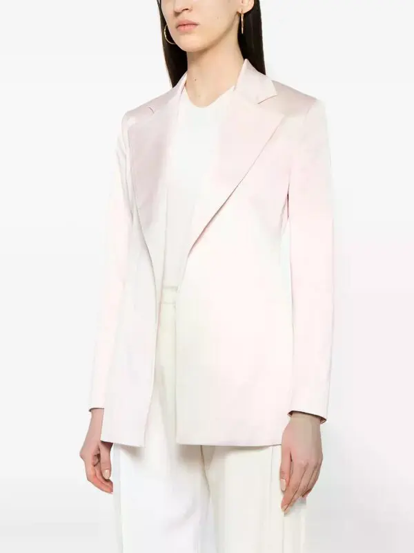SA SU PHI Silk Notch-lapel Blazer