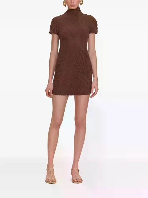 Cult Gaia Luka Mini Dress - Brown