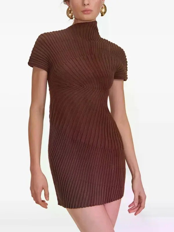 Cult Gaia Luka Mini Dress - Brown