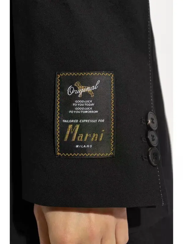 Marni Single-breasted Blazer - Black