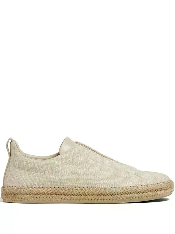 Zegna Triple Stitch Espadrilles - Neutrals