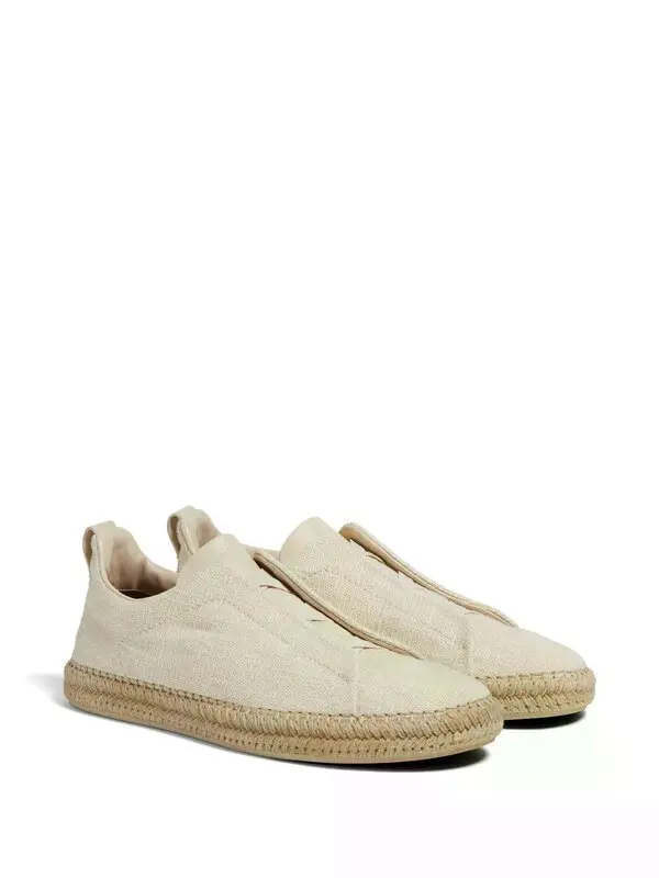 Zegna Triple Stitch Espadrilles - Neutrals