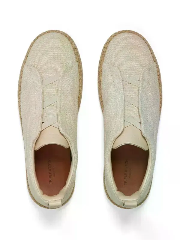 Zegna Triple Stitch Espadrilles - Neutrals