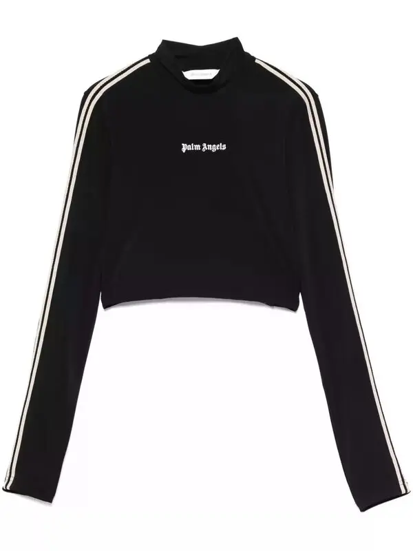 Palm Angels Logo-embroidered T-shirt