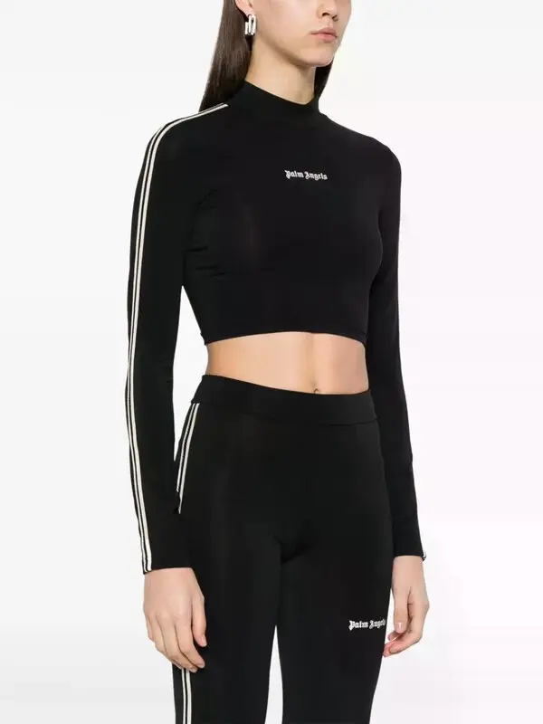 Palm Angels Logo-embroidered T-shirt