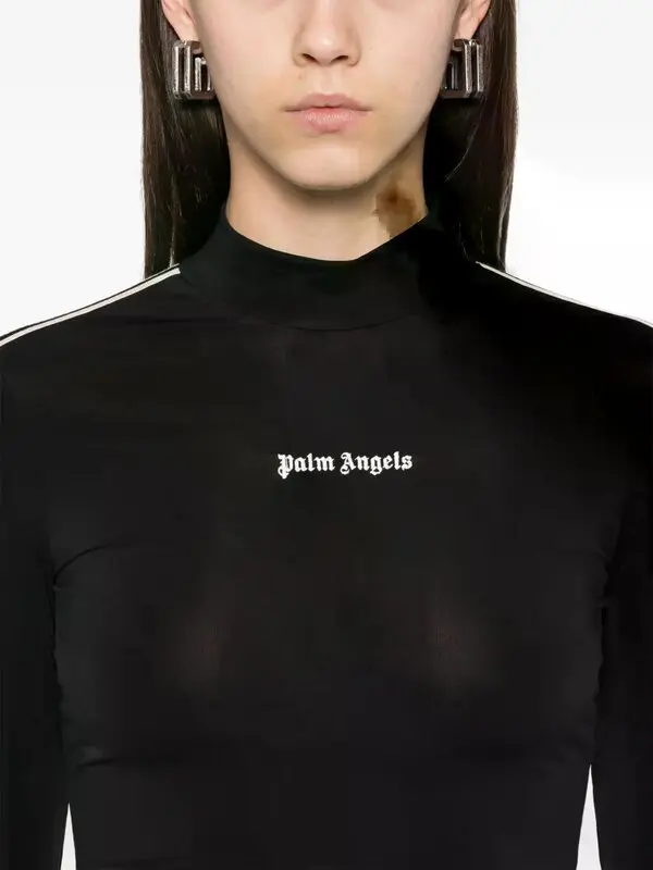 Palm Angels Logo-embroidered T-shirt