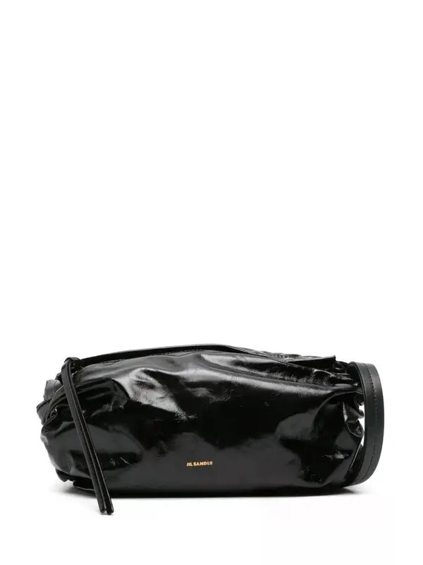 JIL SANDER Small Logo-foil-print Leather Bag