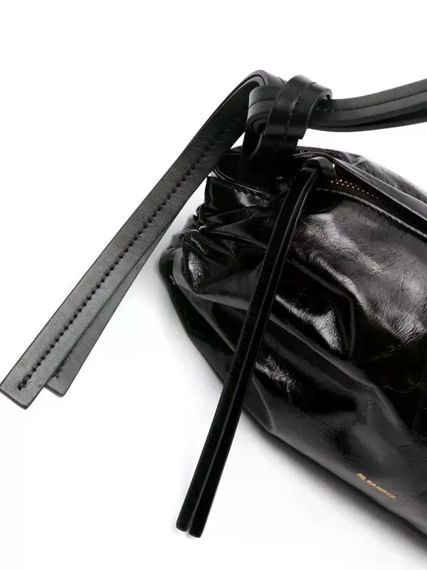 JIL SANDER Small Logo-foil-print Leather Bag