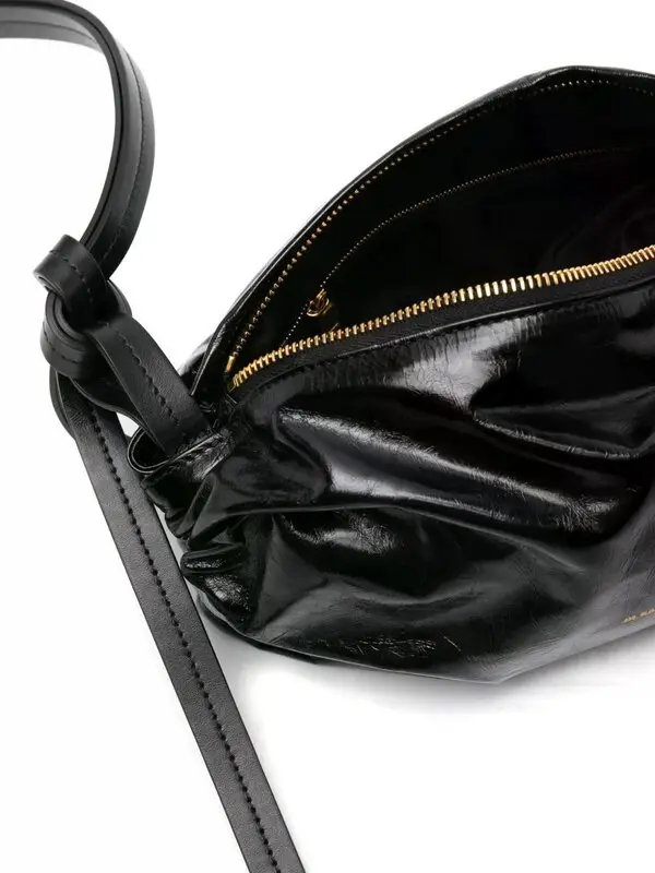 JIL SANDER Small Logo-foil-print Leather Bag