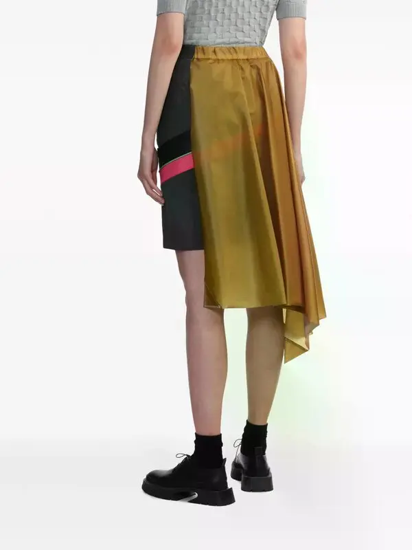 Kolor Asymmetric Panelled Mini Skirt