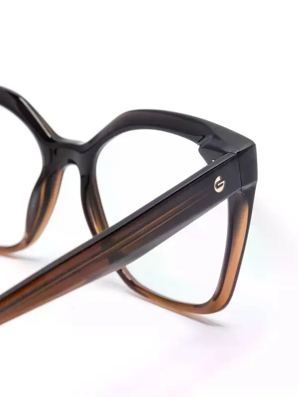 GIGI STUDIOS Penelope Square Frame Glasses - Brown