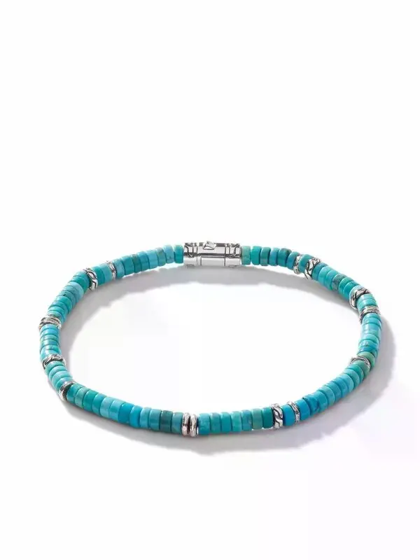 John Hardy Sterling Classic Chain Turquoise Bracelet
