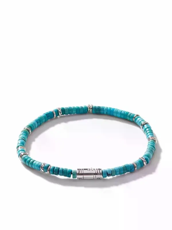 John Hardy Sterling Classic Chain Turquoise Bracelet