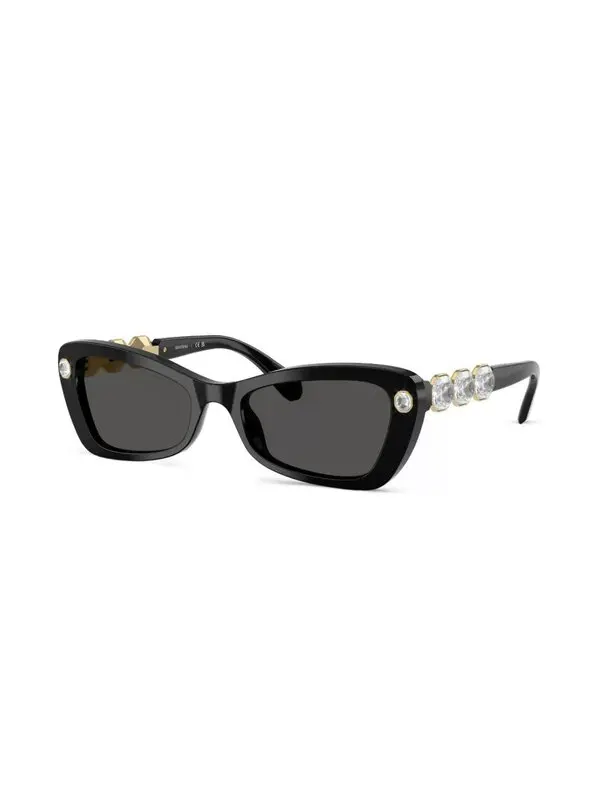 SWAROVSKI Crystal-embellished Rectangle Sunglasses