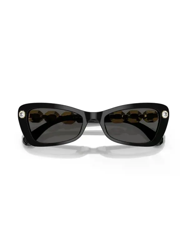 SWAROVSKI Crystal-embellished Rectangle Sunglasses