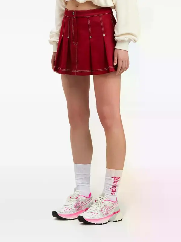 Palm Angels Pleated Mini Skirt