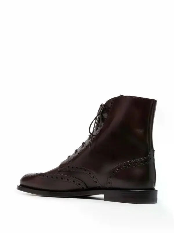 SCAROSSO Stefania Lace-up Ankle Boots