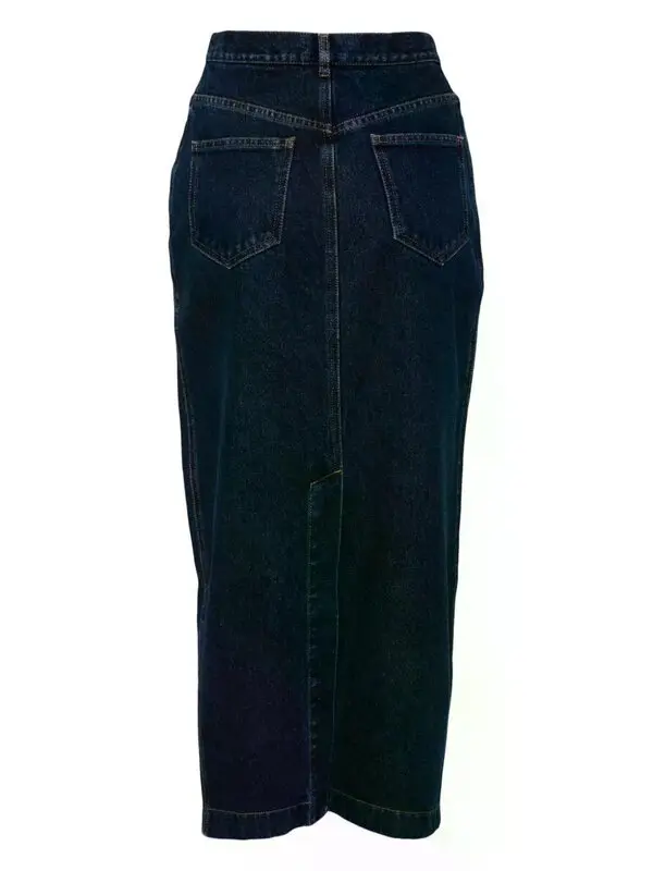 Oscar De La Renta High-rise Denim Pencil Skirt