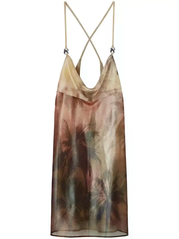 Palm Angels Sunset Palms Mini Dress