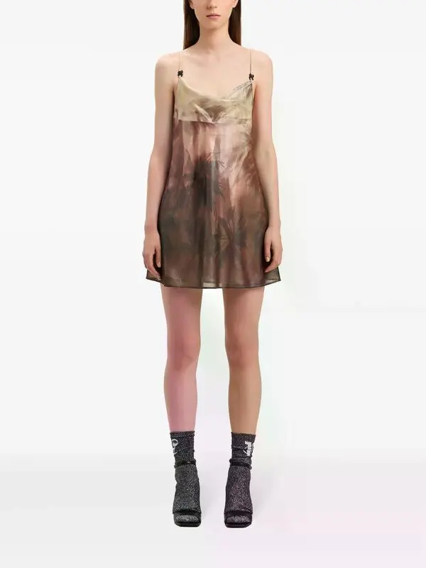 Palm Angels Sunset Palms Mini Dress