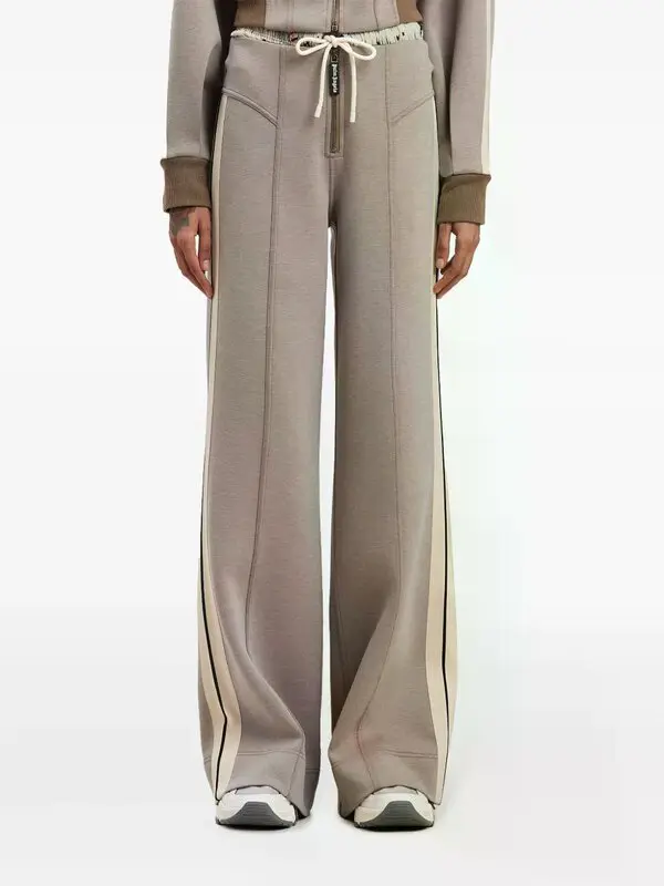 Palm Angels Side Stripe Wide Leg Track Pants