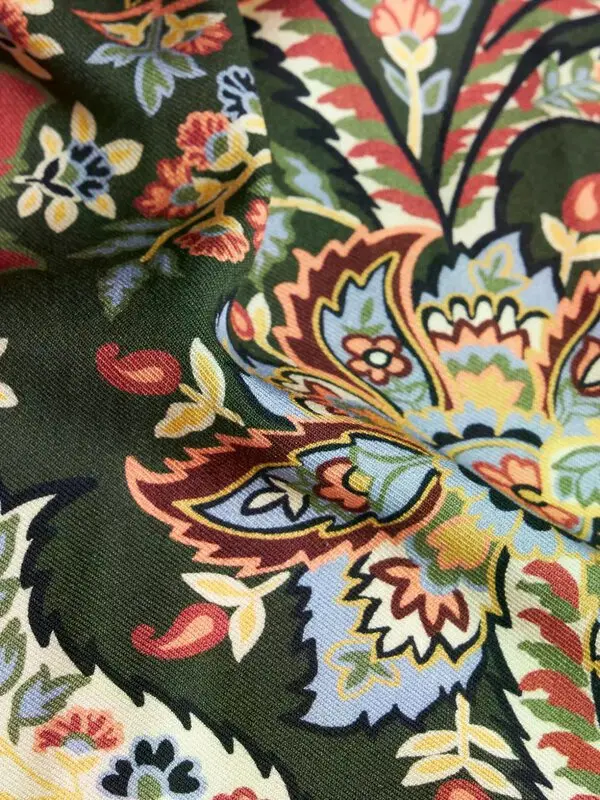 Etro Floral Print Twill Dress