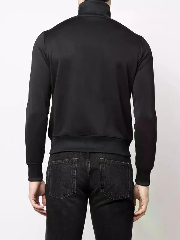 COURREGES Logo-print Roll Neck Jumper