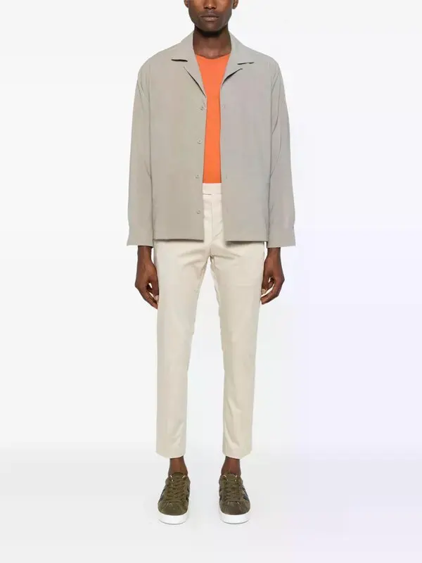PT TORINO Dieci Chino Trousers With Feather Detailing - Neutrals