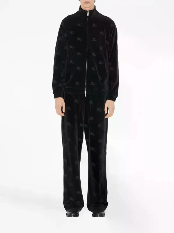 Burberry Ekd Velvet Jogging Pants