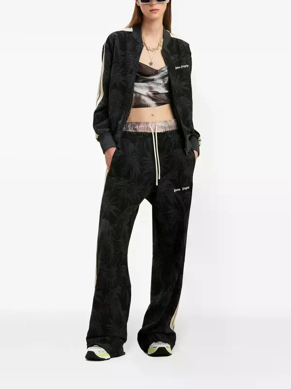 Palm Angels Pams-jacquard Zipped Sweater