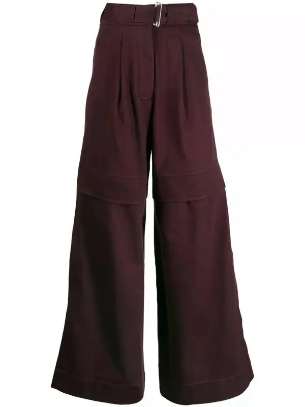 SA SU PHI Layered Wide-leg Trousers