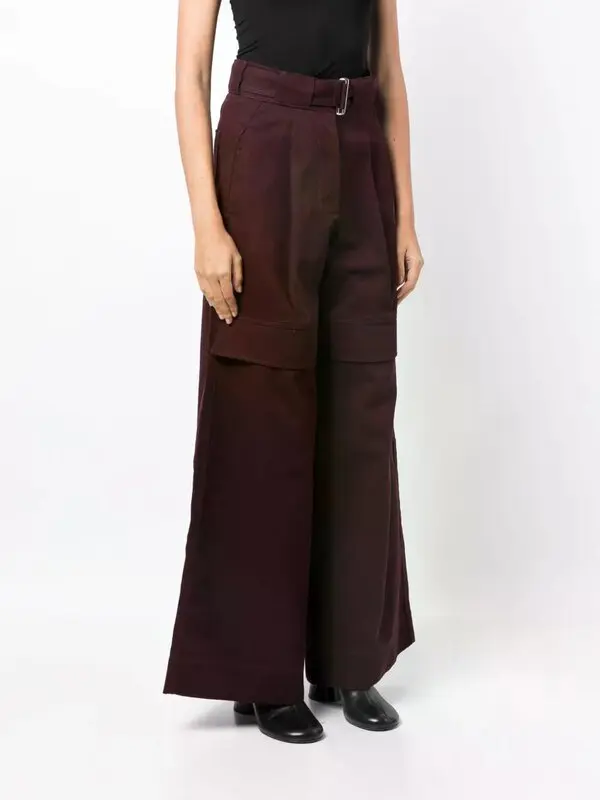 SA SU PHI Layered Wide-leg Trousers