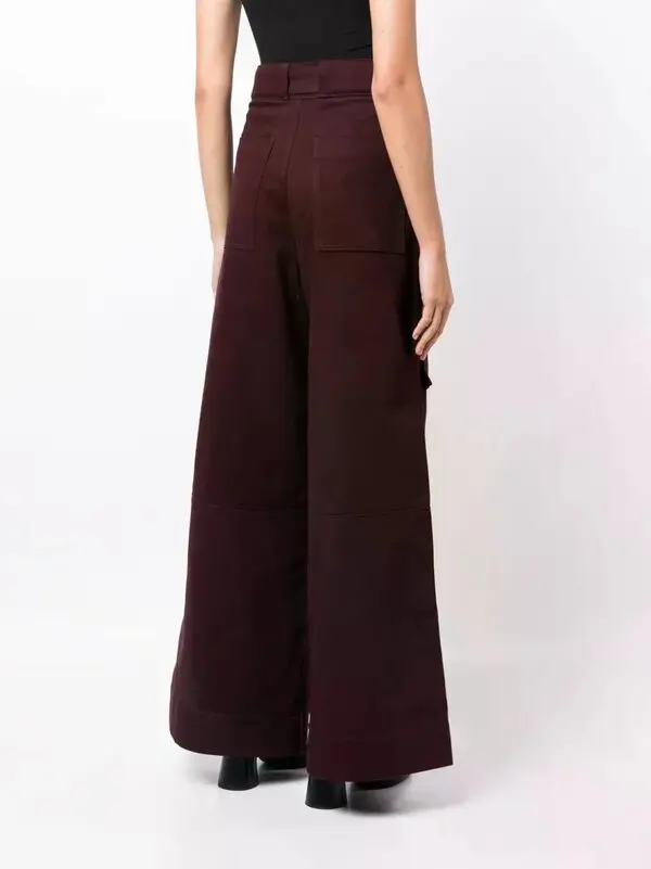 SA SU PHI Layered Wide-leg Trousers