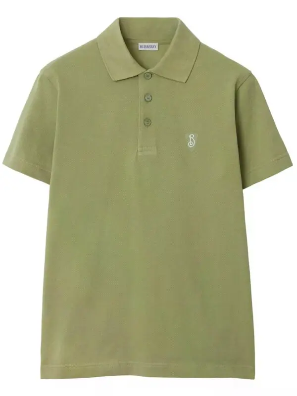 Burberry Logo-embroidered Polo Shirt