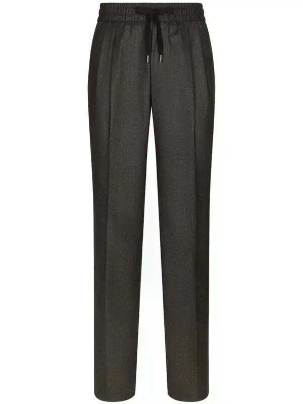 Dolce & Gabbana Mélange Flannel Trousers
