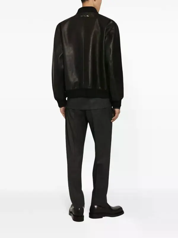 Dolce & Gabbana Mélange Flannel Trousers