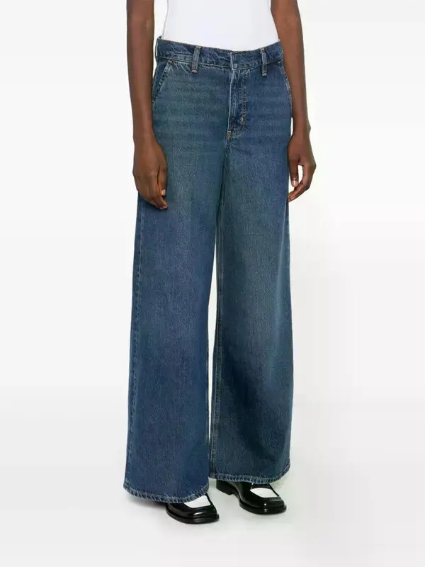 FRAME Wide-leg Jeans - Blue