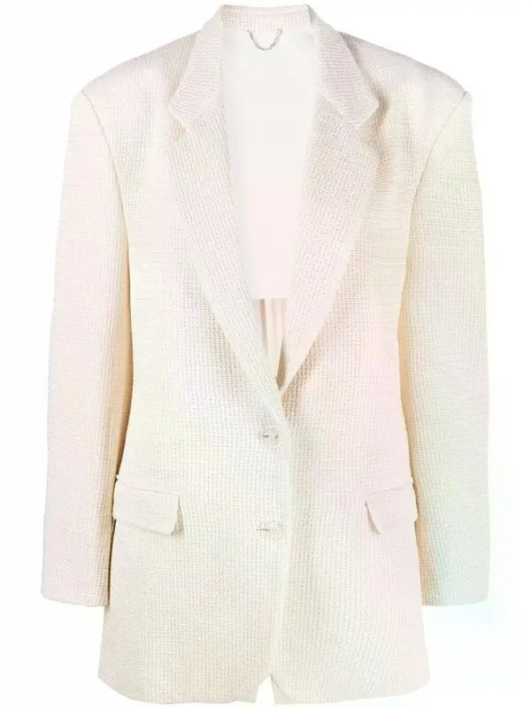 Magda Butrym Single-breasted Blazer - Neutrals